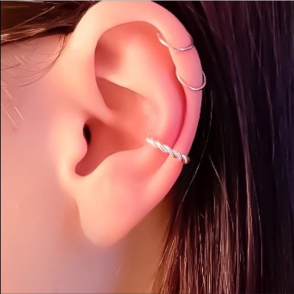 Moodtherapy | Jewelry | Final Price Dropnib Handmade Adjustable Twisted Ear Cuff | Poshmark
